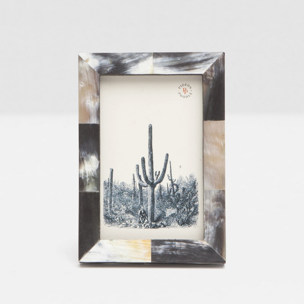 Essex Natural Dark Horn Frames | Herringbone and Company