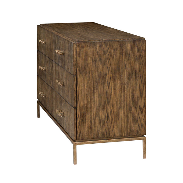 Amelie Wooden Dresser with custom hand-made hardware | Herringbone and ...