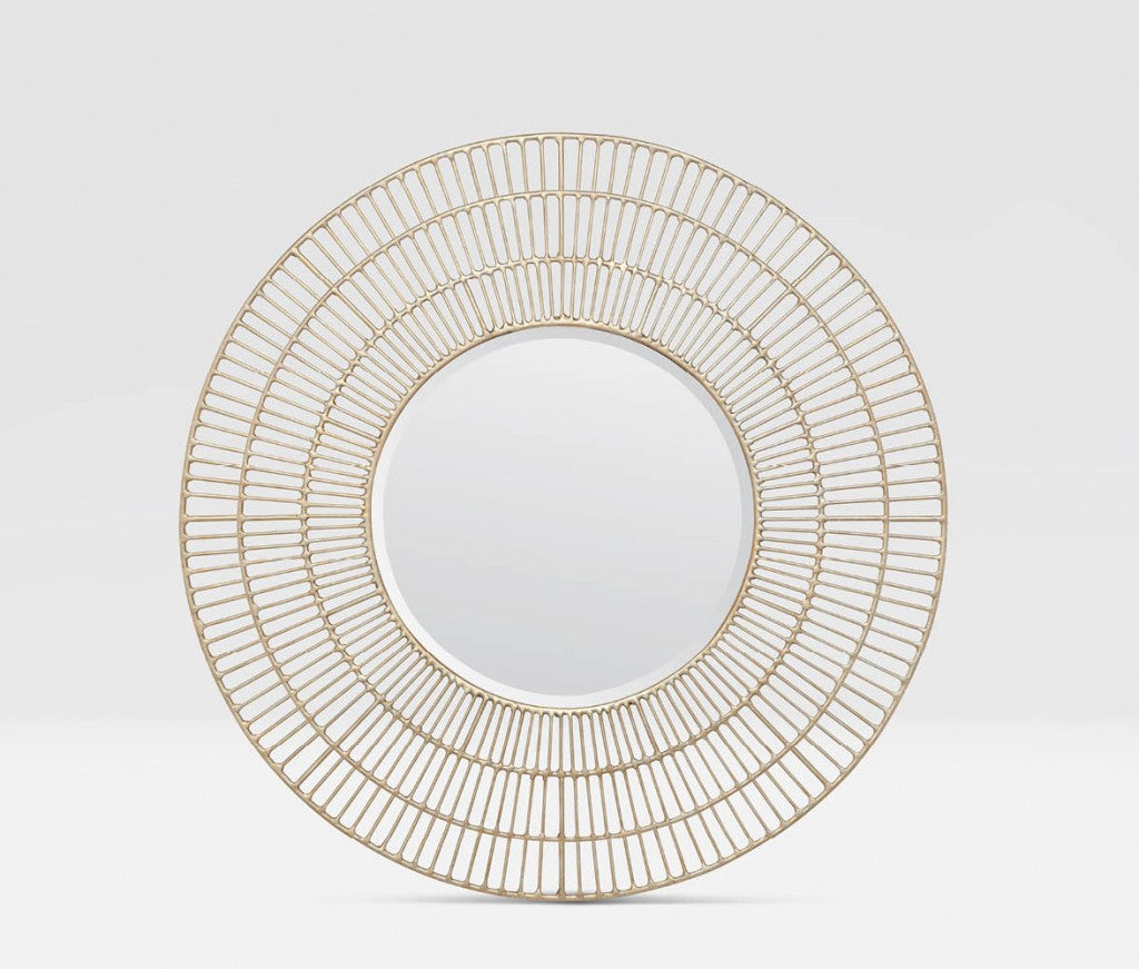 Nesta Gold Wire Mirror | Herringbone and Company
